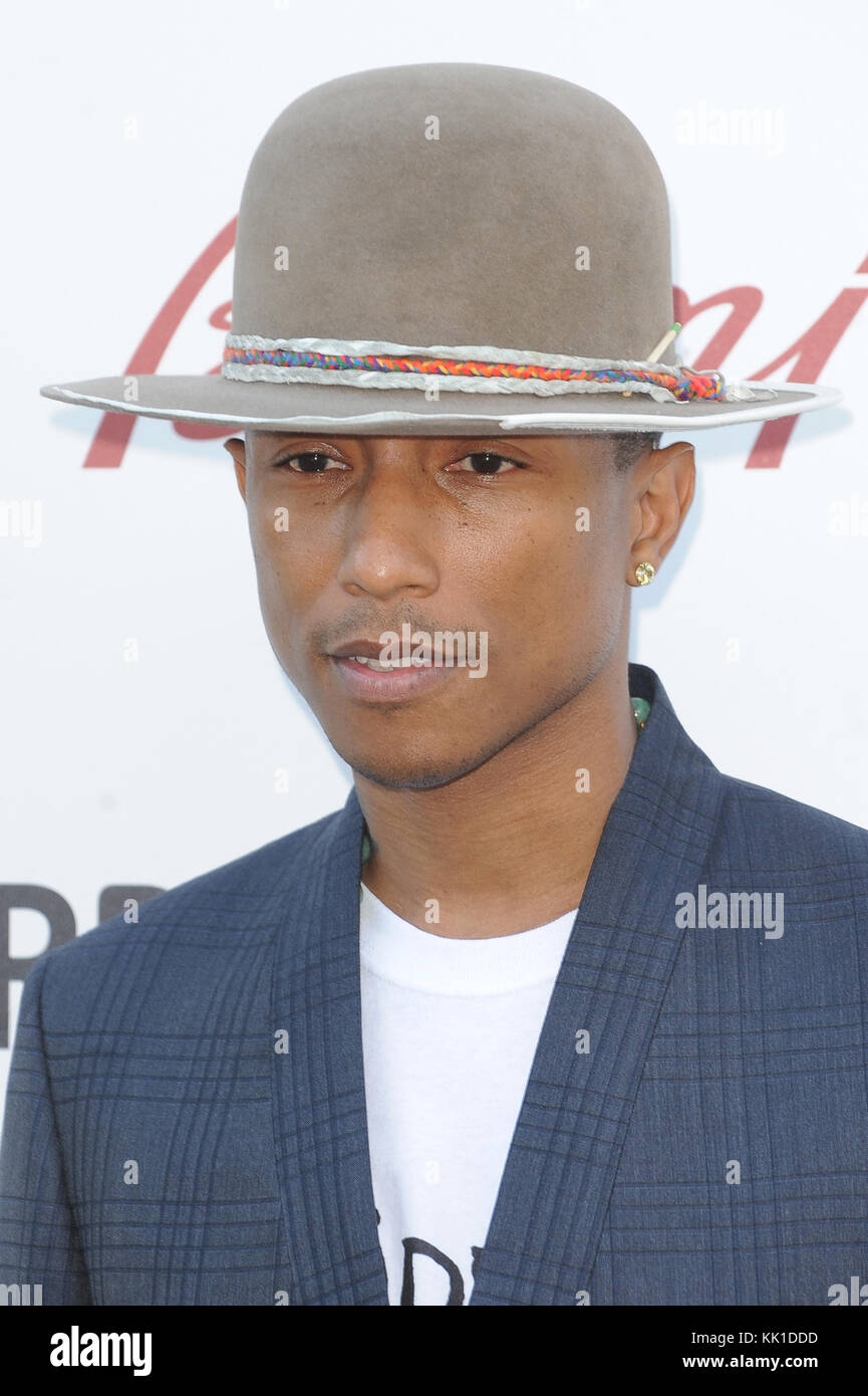 American singer-songwriter Pharrell Williams attends the Serpentine ...