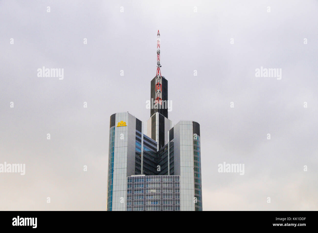Old town and commerzbank tower hi-res stock photography and images - Alamy