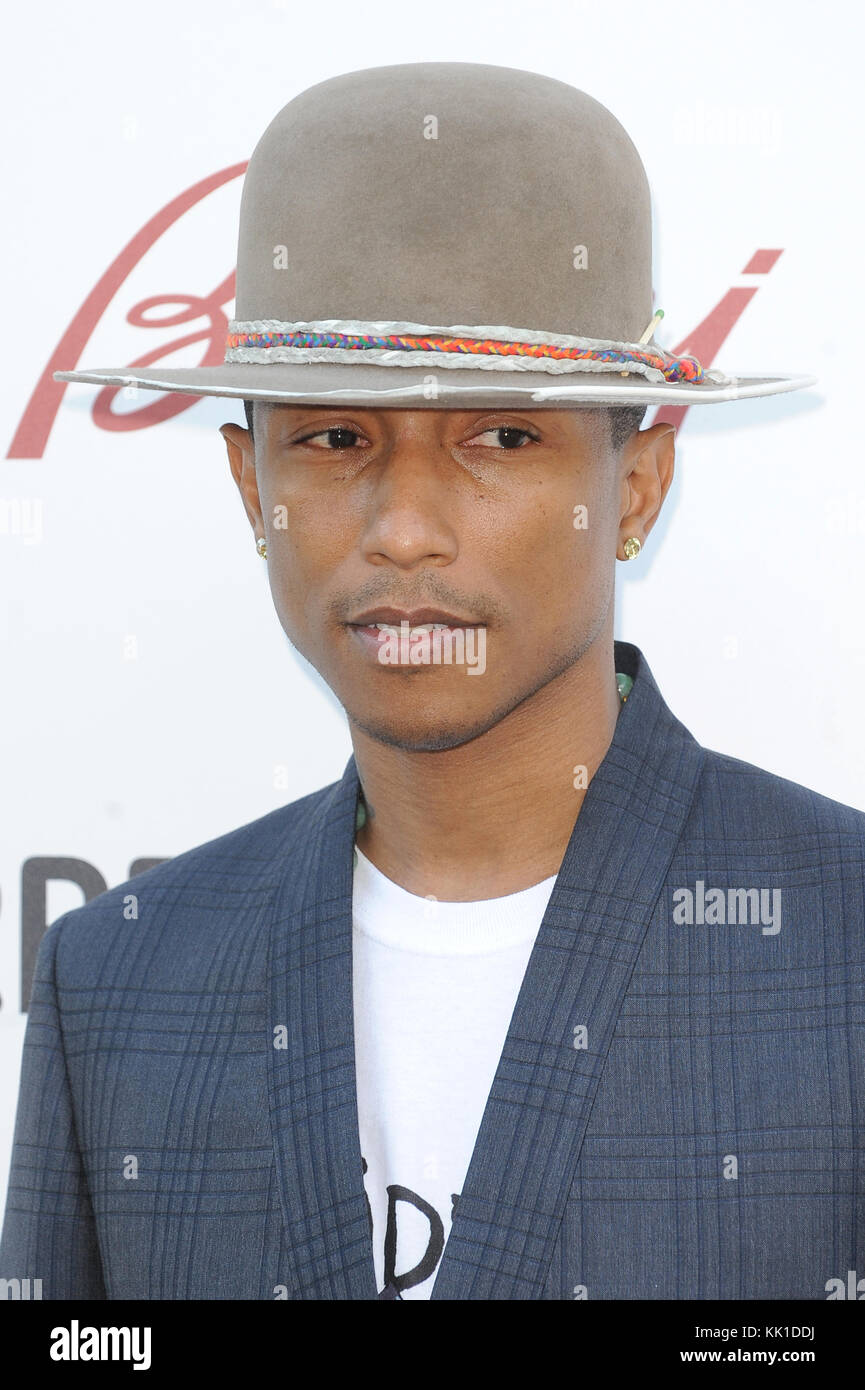 American singer-songwriter Pharrell Williams attends the Serpentine ...