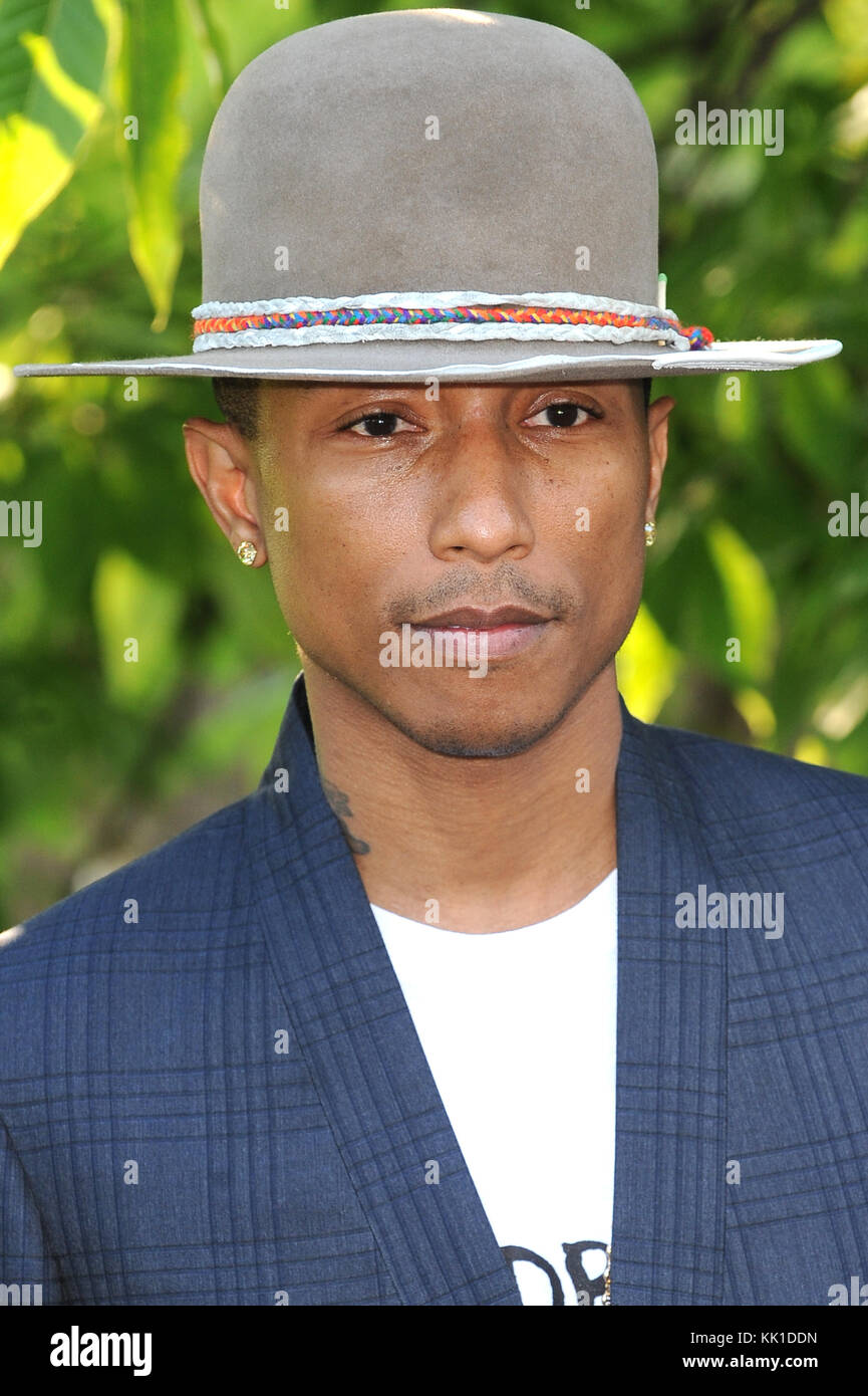 American singer-songwriter Pharrell Williams attends the Serpentine ...