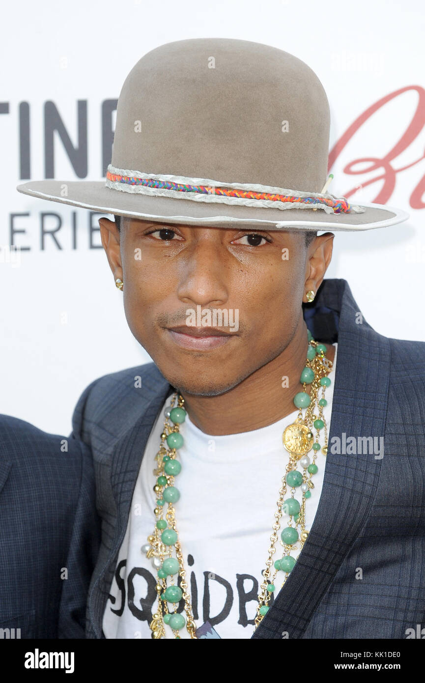 American singer-songwriter Pharrell Williams attends the Serpentine ...