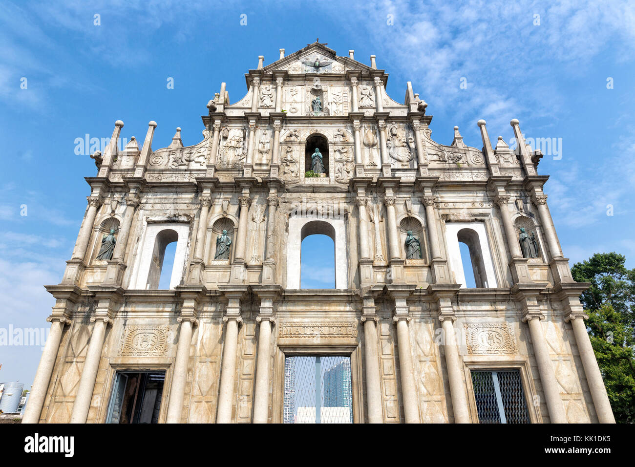 The Ruins of St. Paul's in Macao China Stock Photo - Alamy