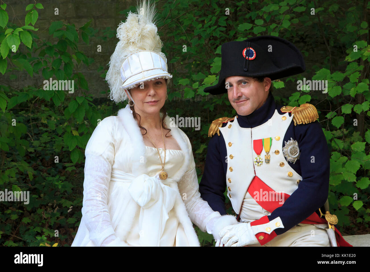 Napoleon Bonaparte, Emperor of the French (1769-1821) and Empress ...