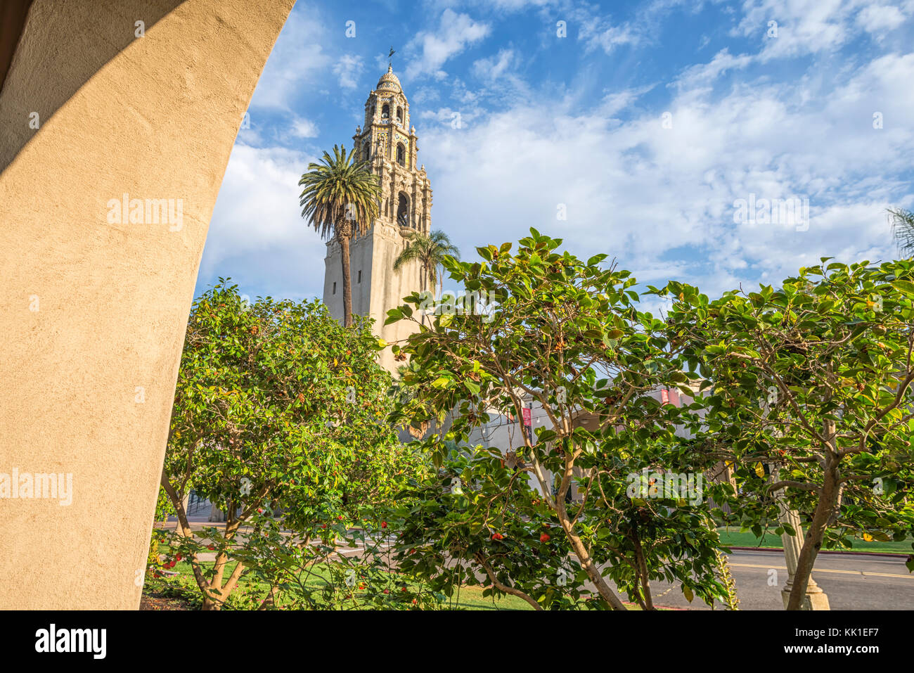 The California Tower. Balboa Park, San Diego, California Stock Photo ...