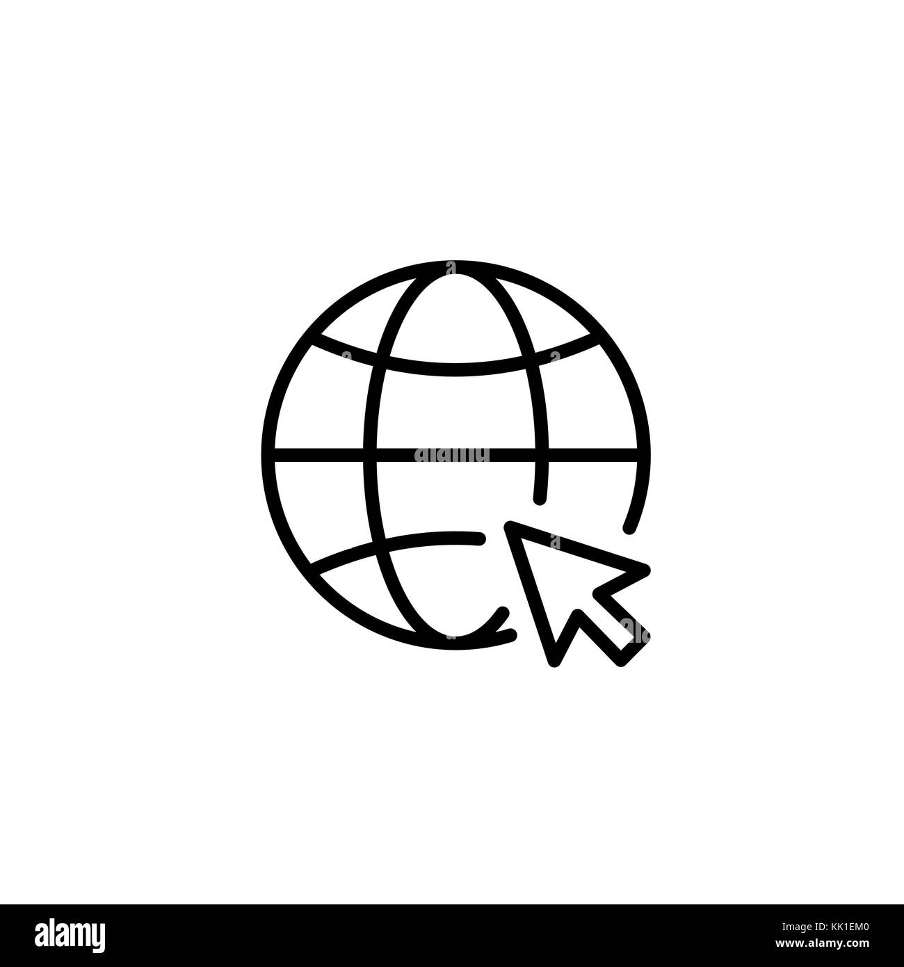 Internet Icon Black And White