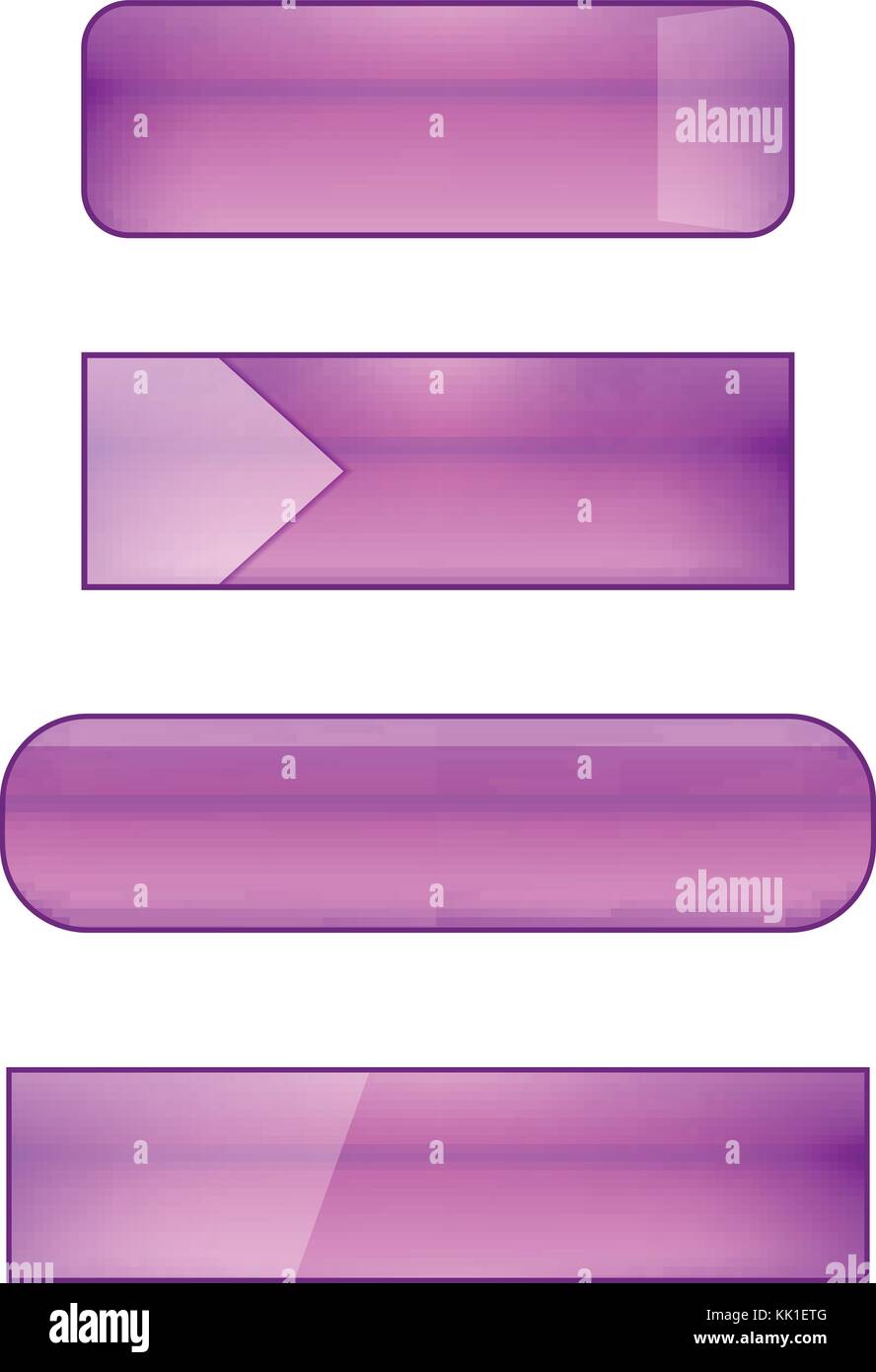 vector web buttons set Stock Vector Image & Art - Alamy