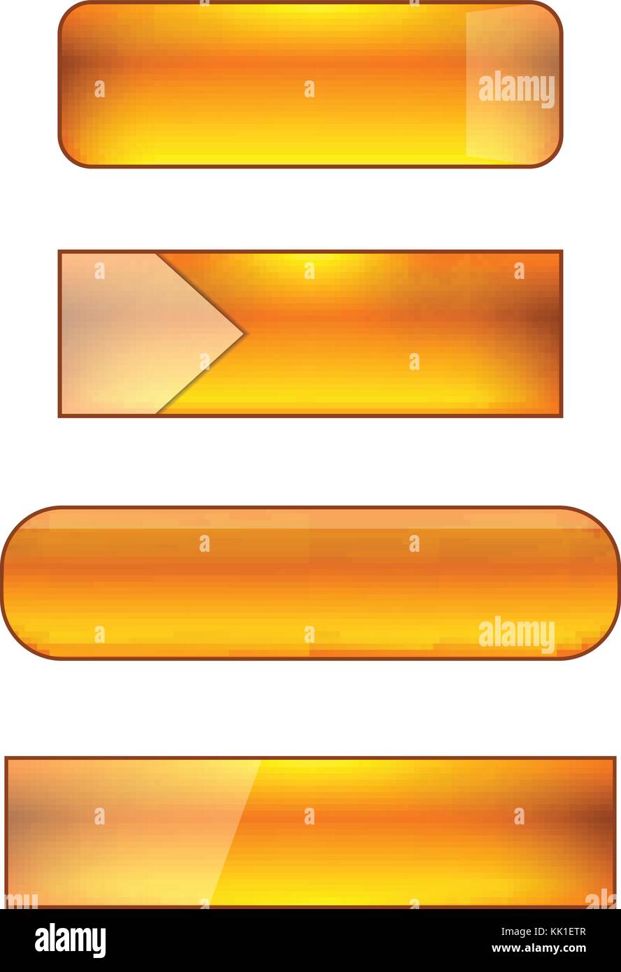 vector web buttons set Stock Vector Image & Art - Alamy