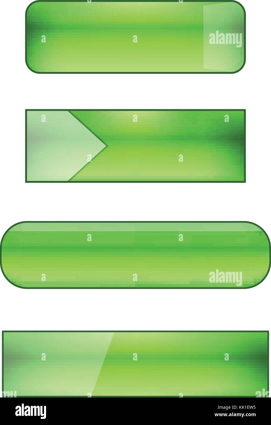 vector web buttons set Stock Vector Image & Art - Alamy