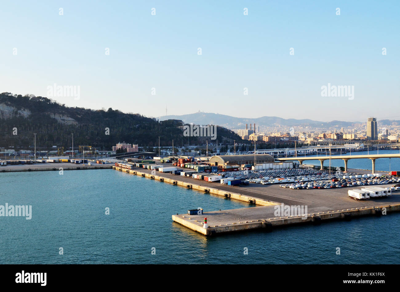 Barcelona cruise port terminal hi-res stock photography and images - Alamy