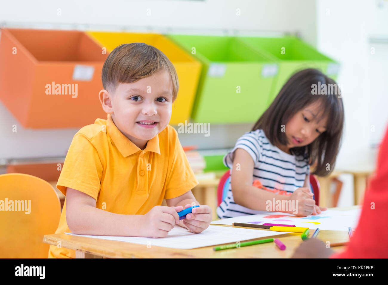 Kindergarten classroom interior hi-res stock photography and images - Alamy
