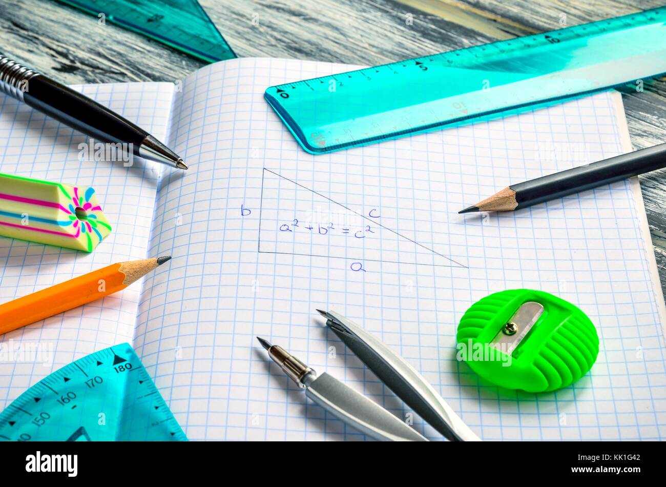 Maths mathematics triangle hi-res stock photography and images - Alamy