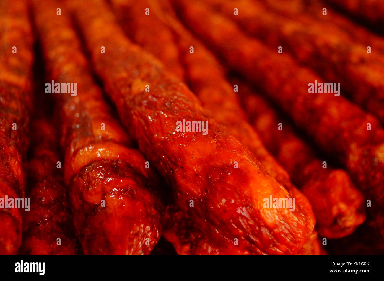 Chinese meat sausage Stock Photo - Alamy