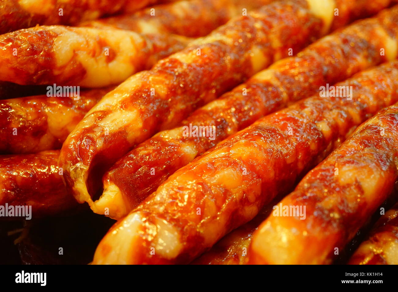 Chinese meat sausage Stock Photo - Alamy