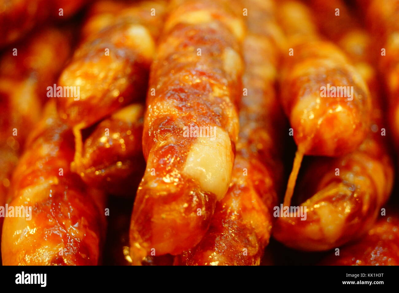 Chinese meat sausage Stock Photo - Alamy