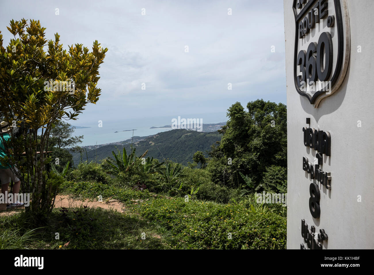 The highest viewpoint on the 360 safari mountain trip, Koh Samui ...