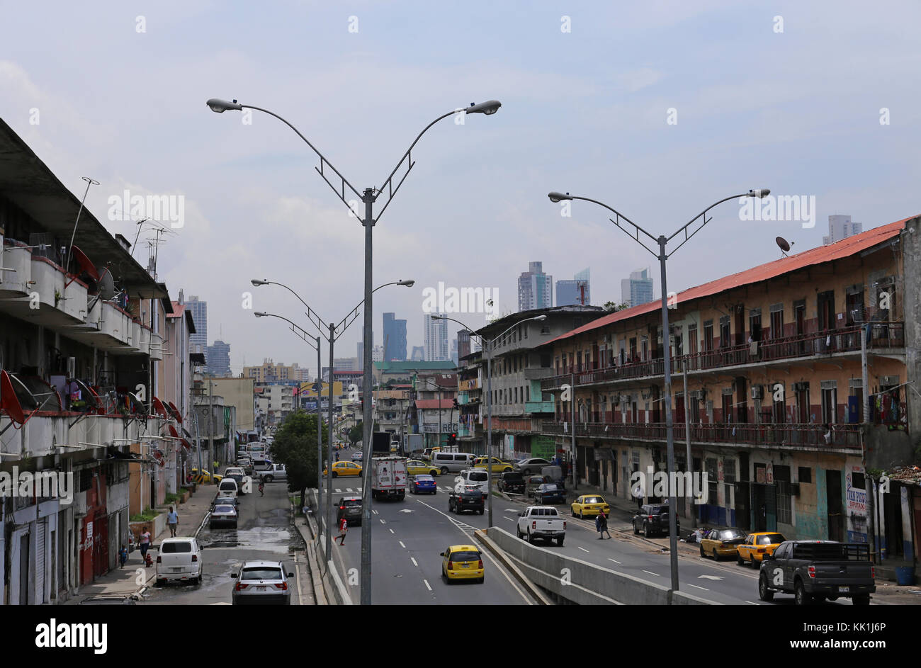 Living street in Panama,Panama City, June 2015 Stock Photo - Alamy