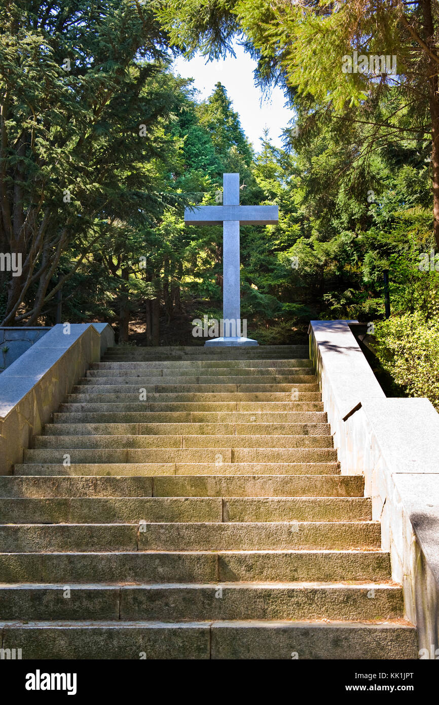 Shrine of the Turchino Martyrs, Turchino Pass, Liguria, Italy Stock ...