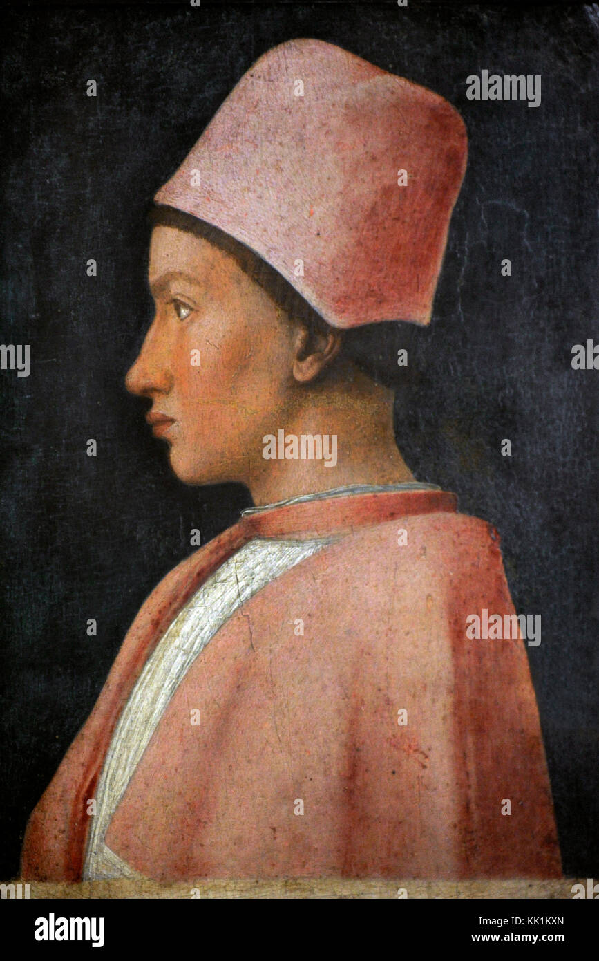 Francesco Gonzaga (1444-1483). Italian bishop. Portrait by Andrea ...