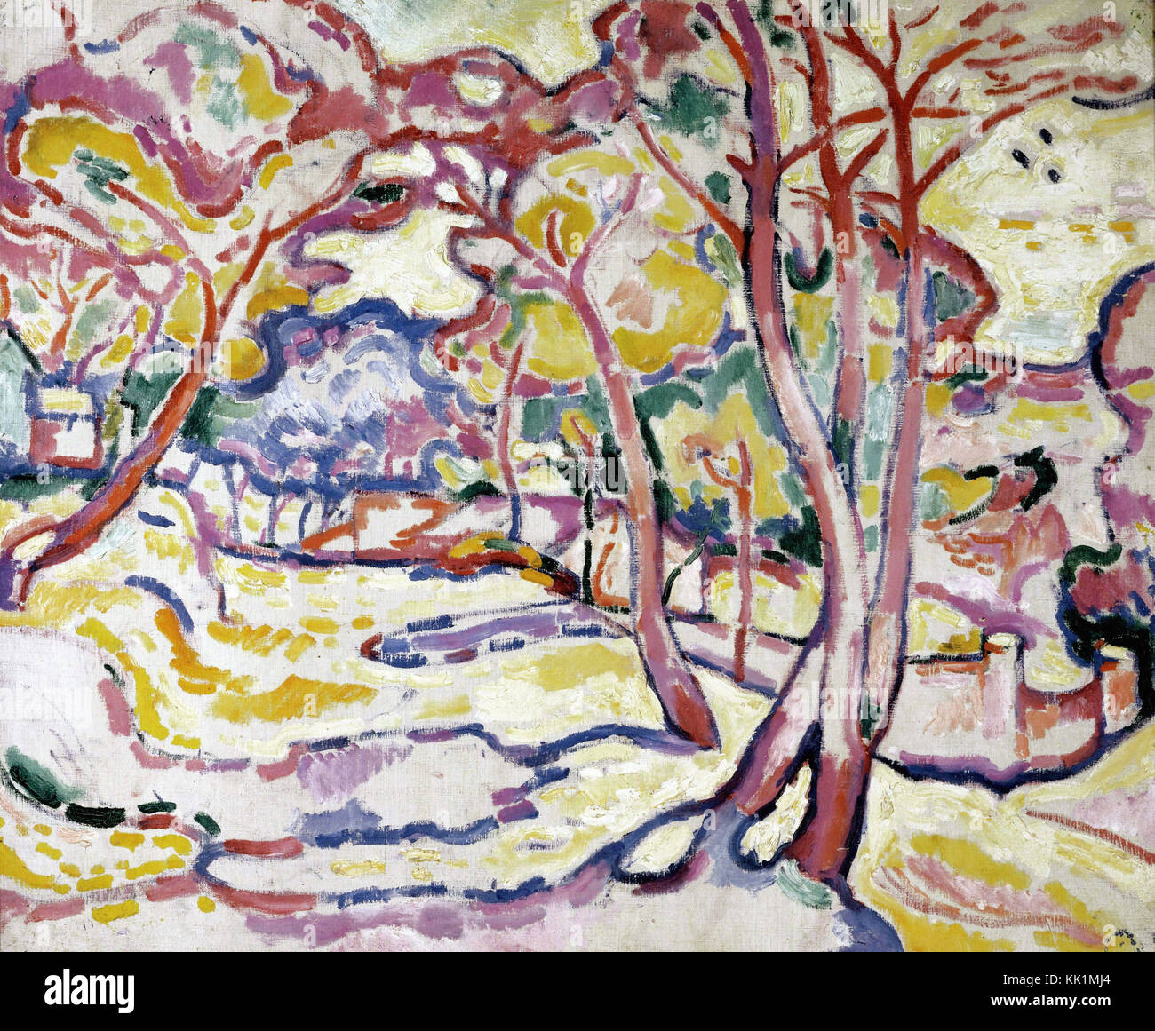 Georges Braque - Landscape, L'Estaque - 1906 Stock Photo - Alamy