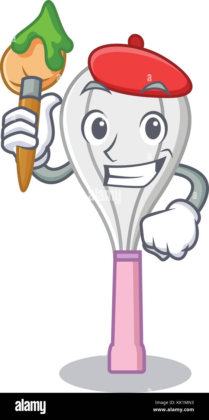 Artist whisk character cartoon style Stock Vector Image & Art - Alamy