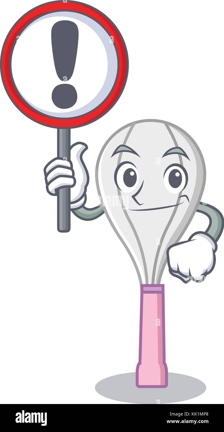 With sign whisk character cartoon style Stock Vector Image & Art - Alamy
