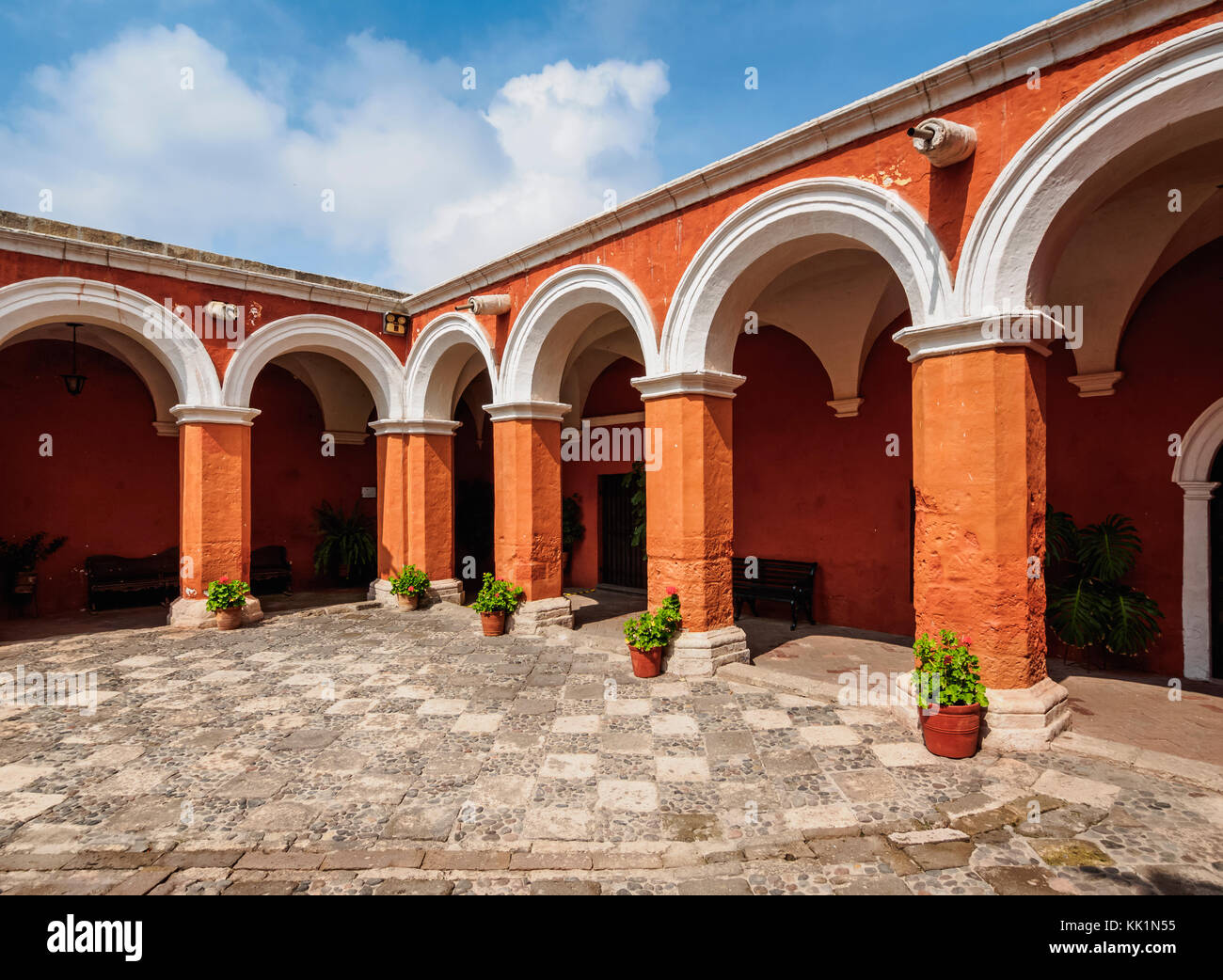 Silent Patio, Santa Catalina Monastery, Arequipa, Peru Stock Photo - Alamy