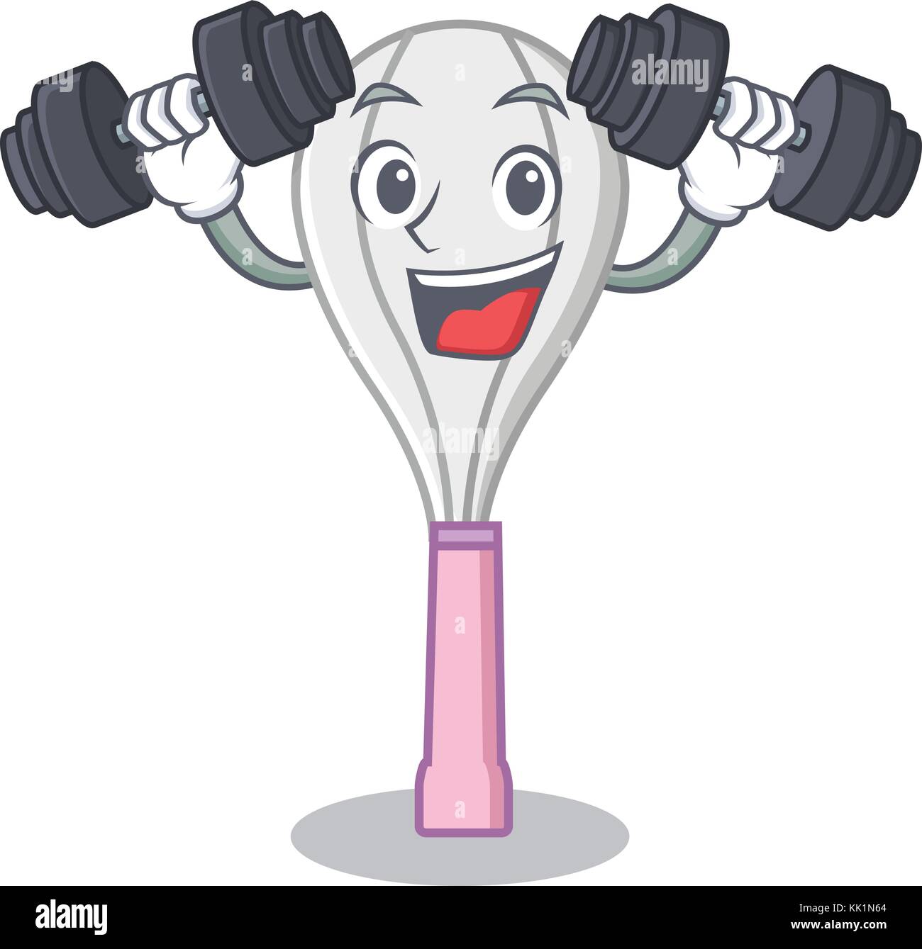 Fitness whisk character cartoon style Stock Vector Image & Art - Alamy
