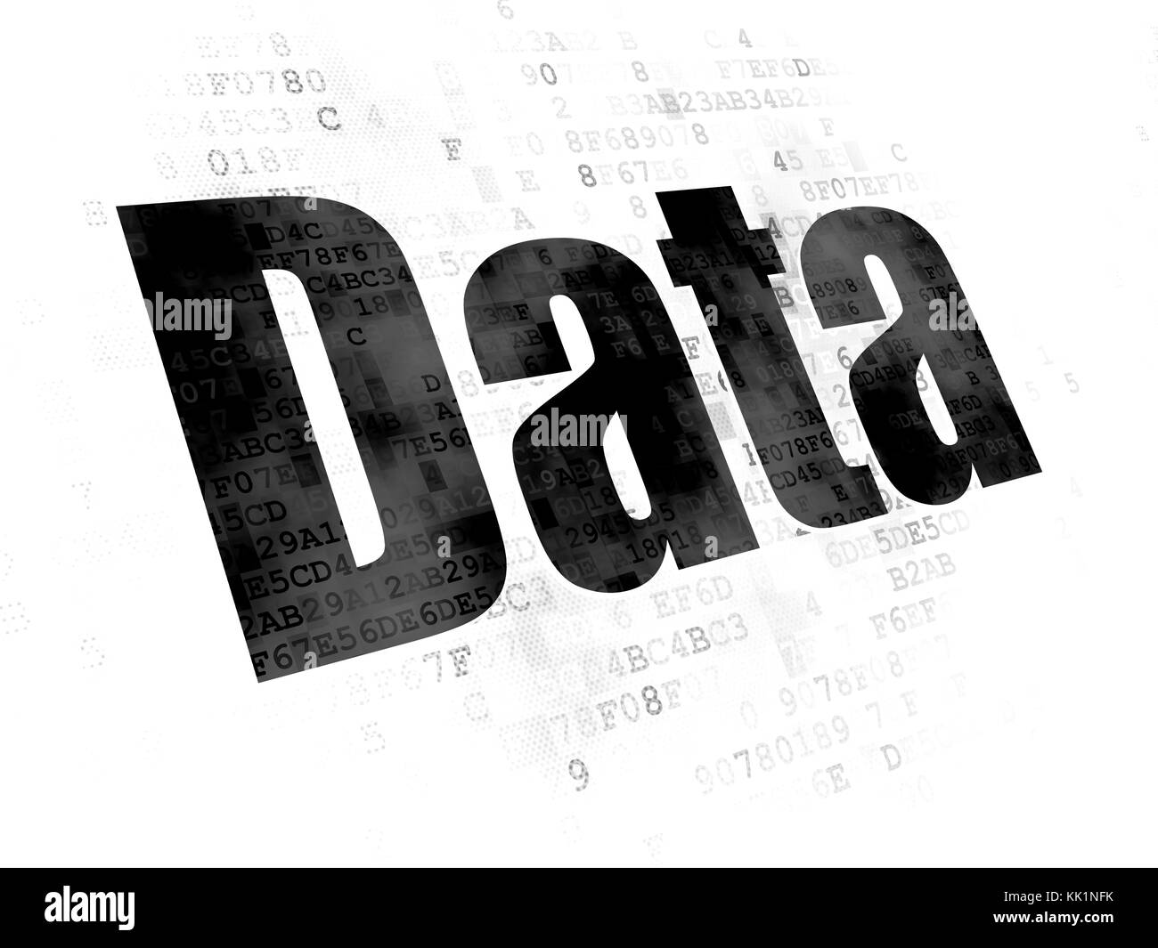 Information concept: Data on Digital background Stock Photo - Alamy
