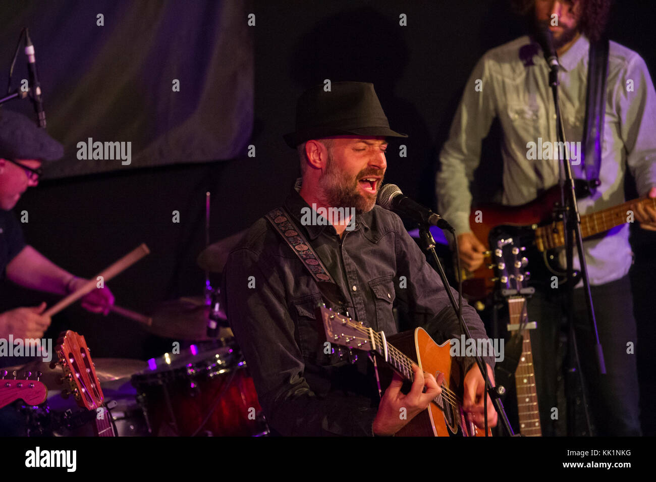 Jon Allen, singer songwriter, performing at The Bedford Arms with a ...