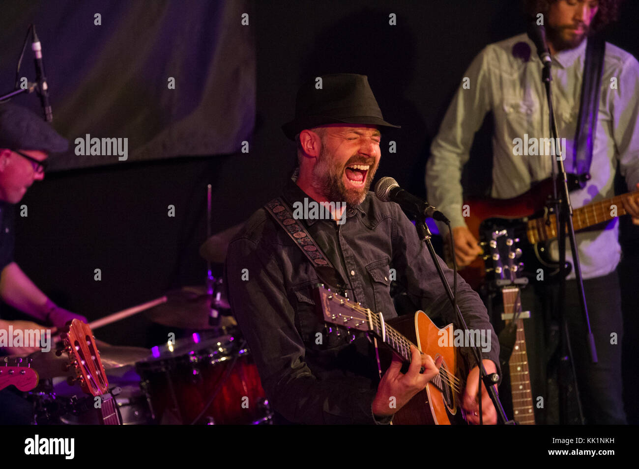 Jon Allen, singer songwriter, performing at The Bedford Arms with a ...