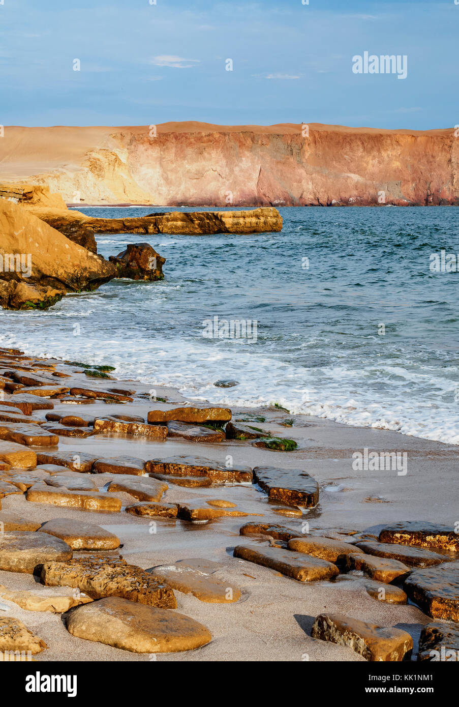 Coast of Paracas National Reserve, Ica Region, Peru Stock Photo - Alamy