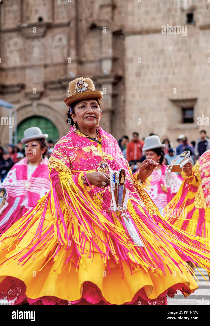 Fiesta de la Virgen de la Candelaria, Main Square, Puno, Peru Stock ...