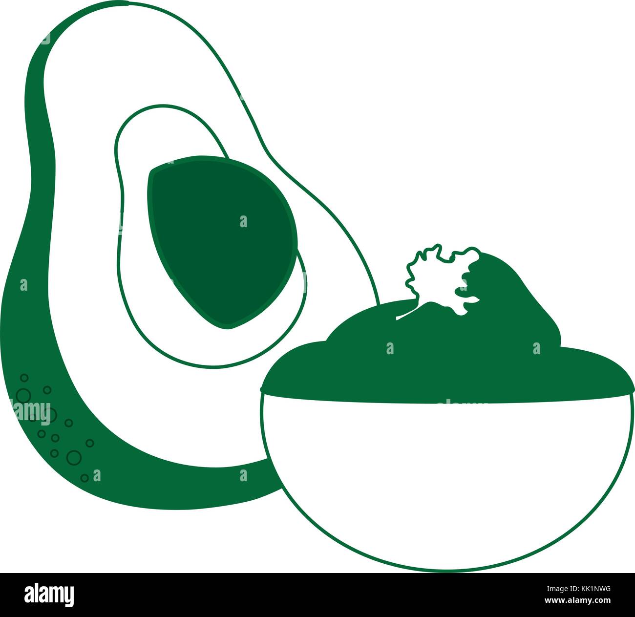 Isolated avocado design Stock Vector Image & Art - Alamy