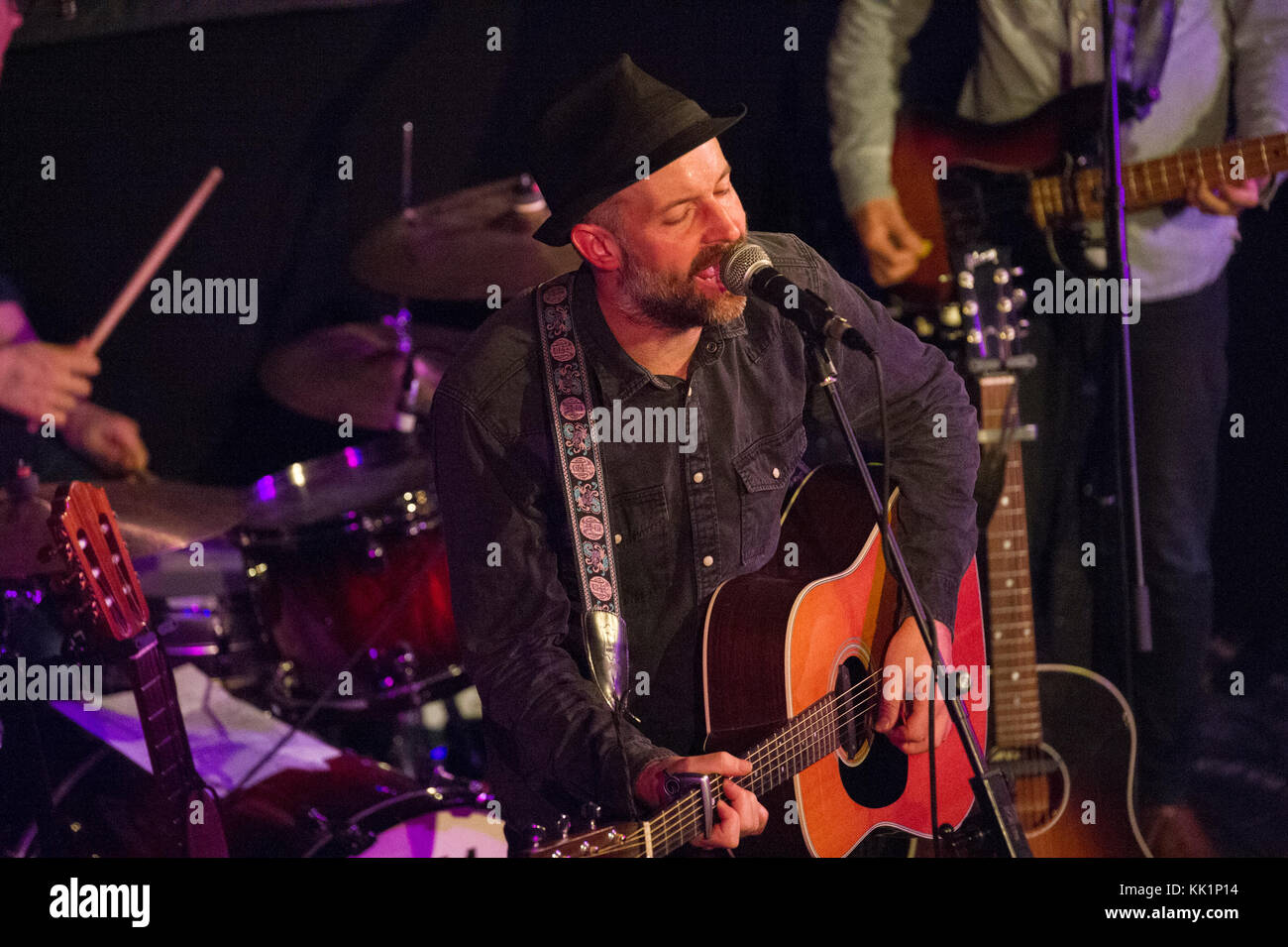 Jon Allen, singer songwriter, performing at The Bedford Arms with a ...