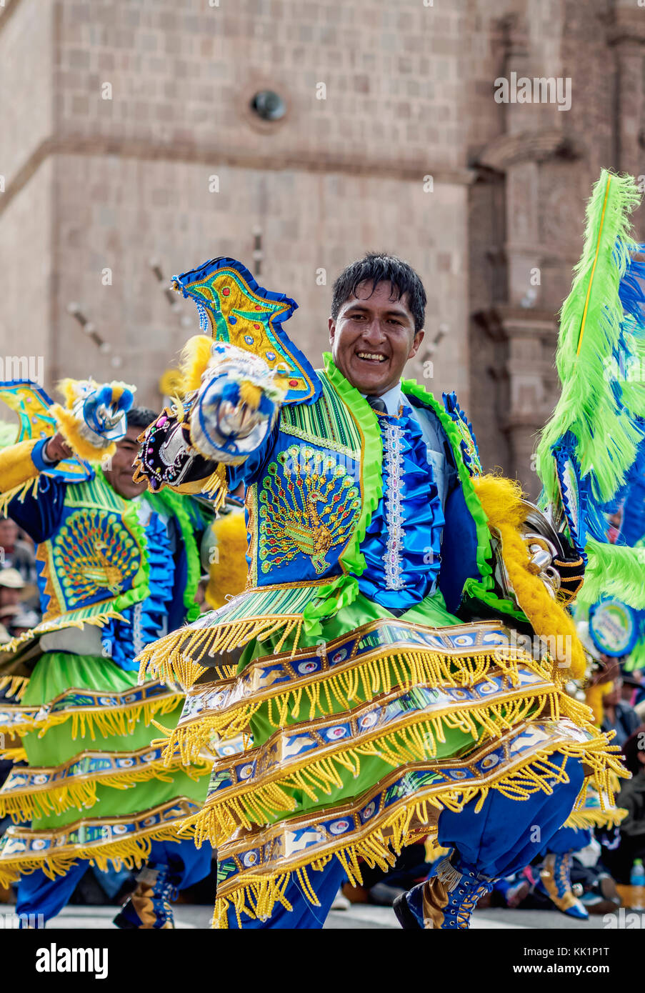Fiesta de la Virgen de la Candelaria, Main Square, Puno, Peru Stock ...