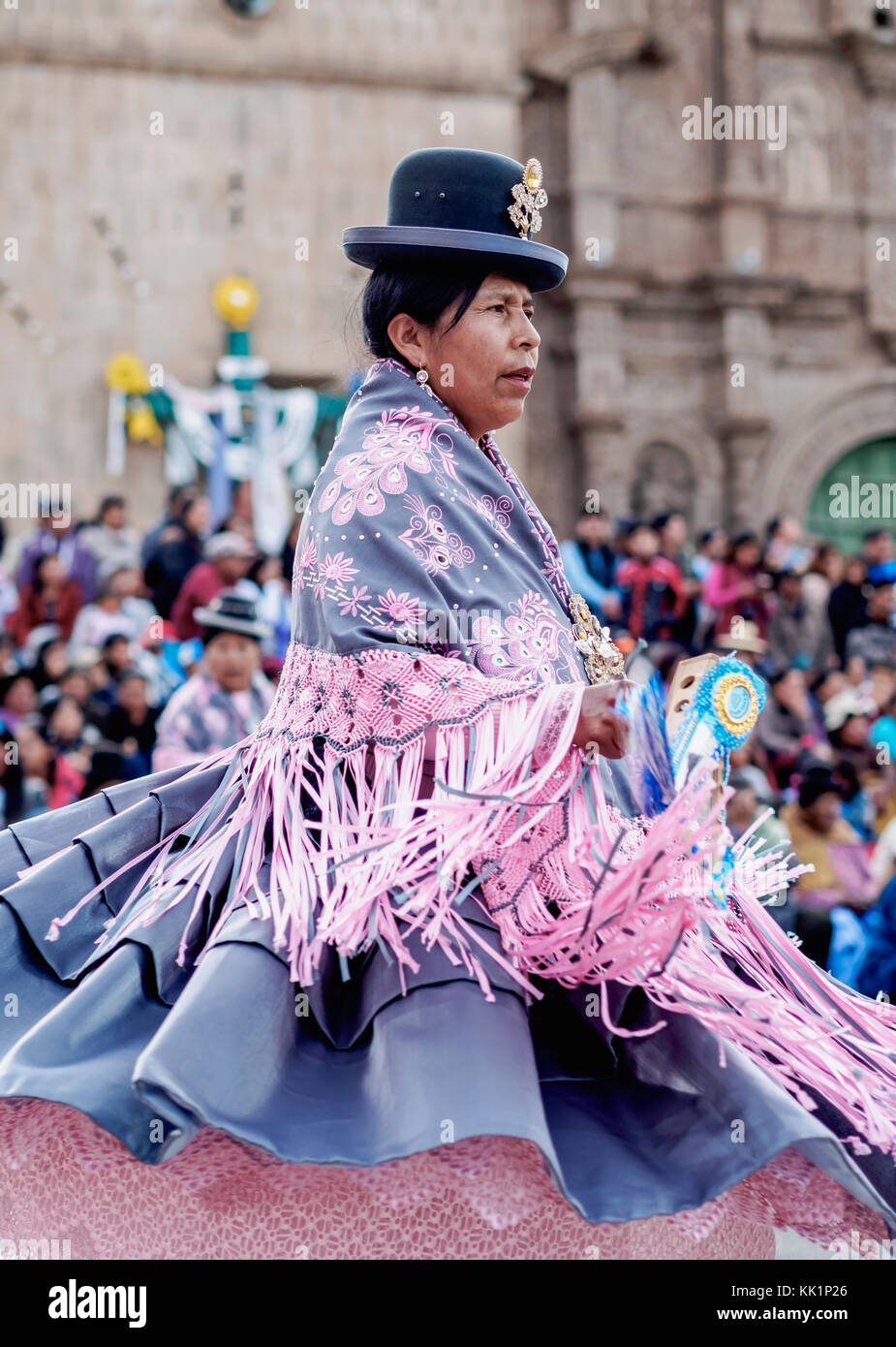 Fiesta de la Virgen de la Candelaria, Main Square, Puno, Peru Stock ...
