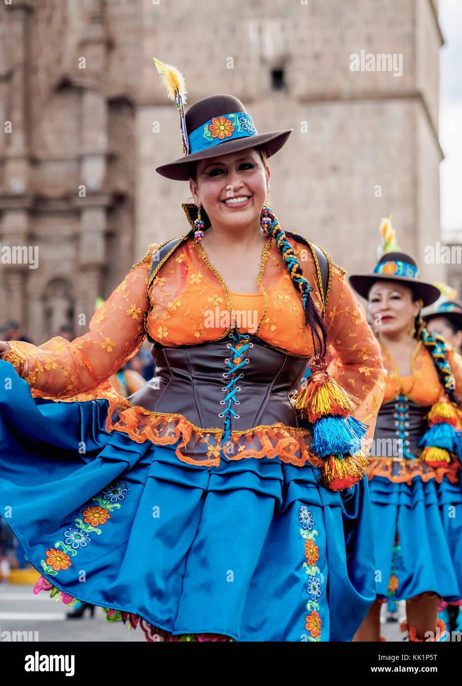 Fiesta de la Virgen de la Candelaria, Main Square, Puno, Peru Stock ...