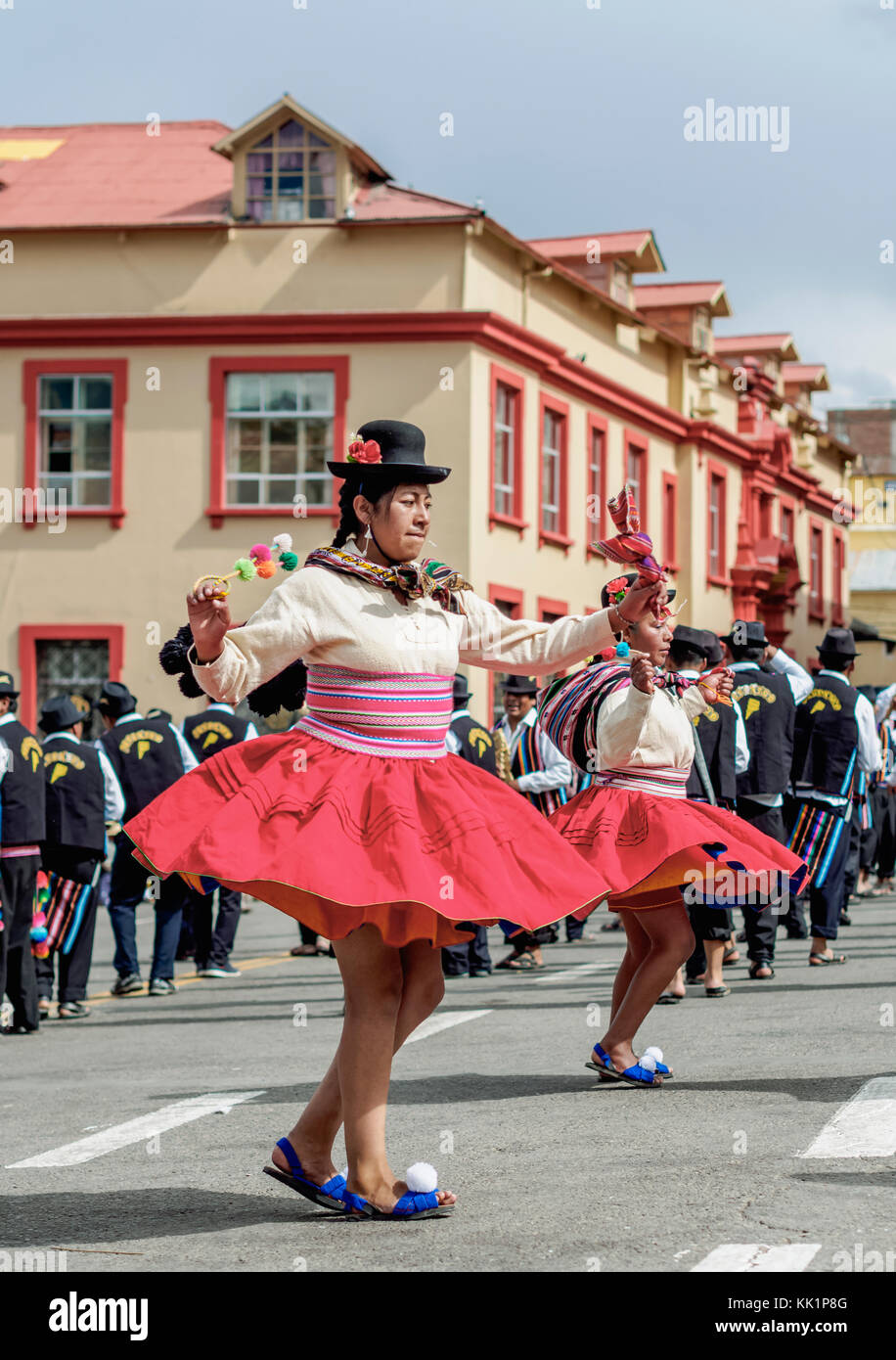 Fiesta de la Virgen de la Candelaria, Main Square, Puno, Peru Stock ...