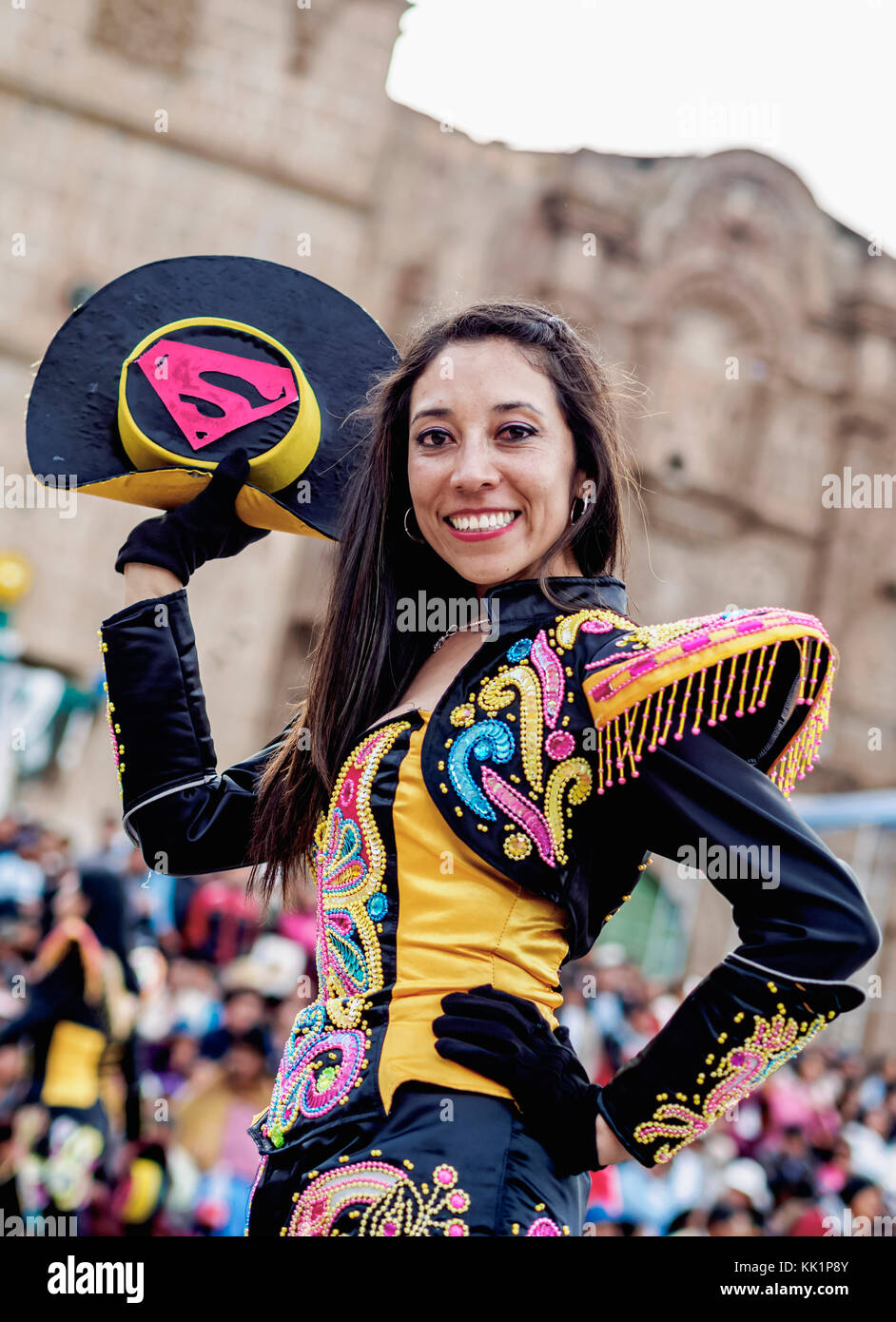 Fiesta de la Virgen de la Candelaria, Main Square, Puno, Peru Stock ...