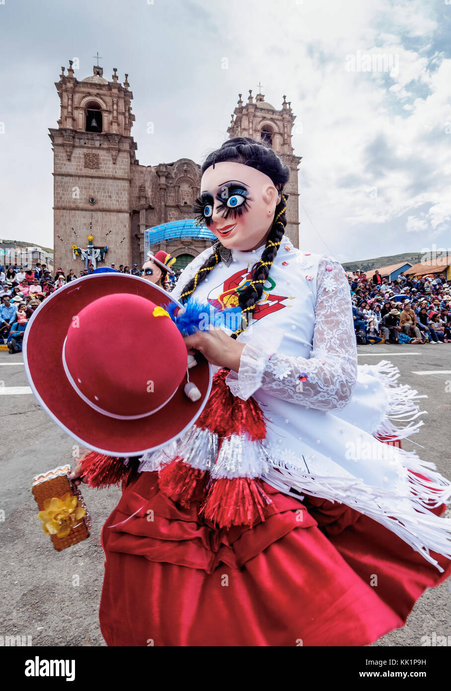 Fiesta de la Virgen de la Candelaria, Main Square, Puno, Peru Stock ...