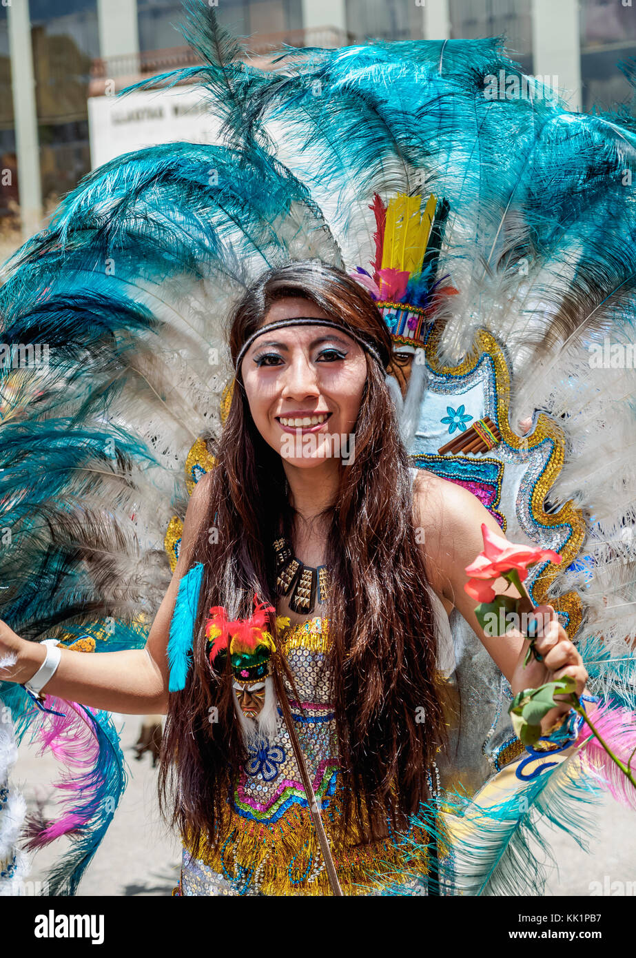 Fiesta de la Virgen de la Candelaria, Main Square, Puno, Peru Stock ...