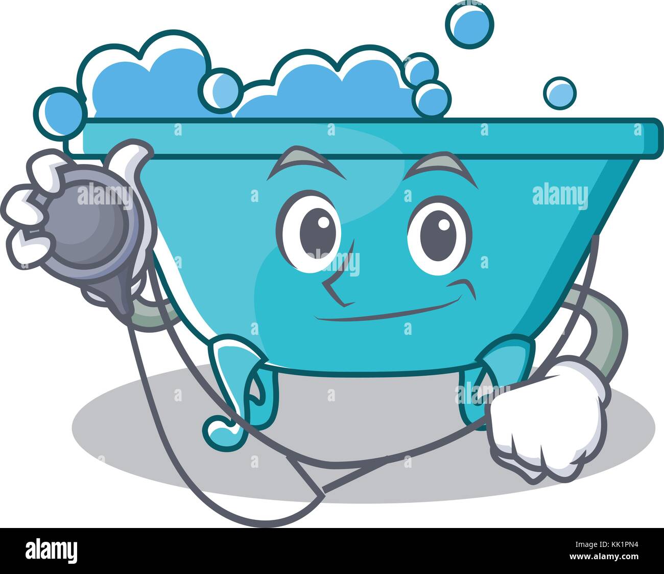 Doctor bathtub character cartoon style Stock Vector Image & Art - Alamy