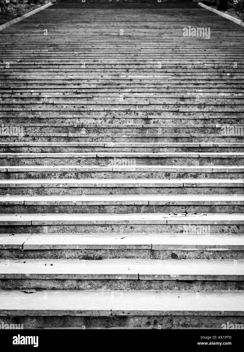 Old, majestic, grand, granite stone staircase leading up texture. Photo ...