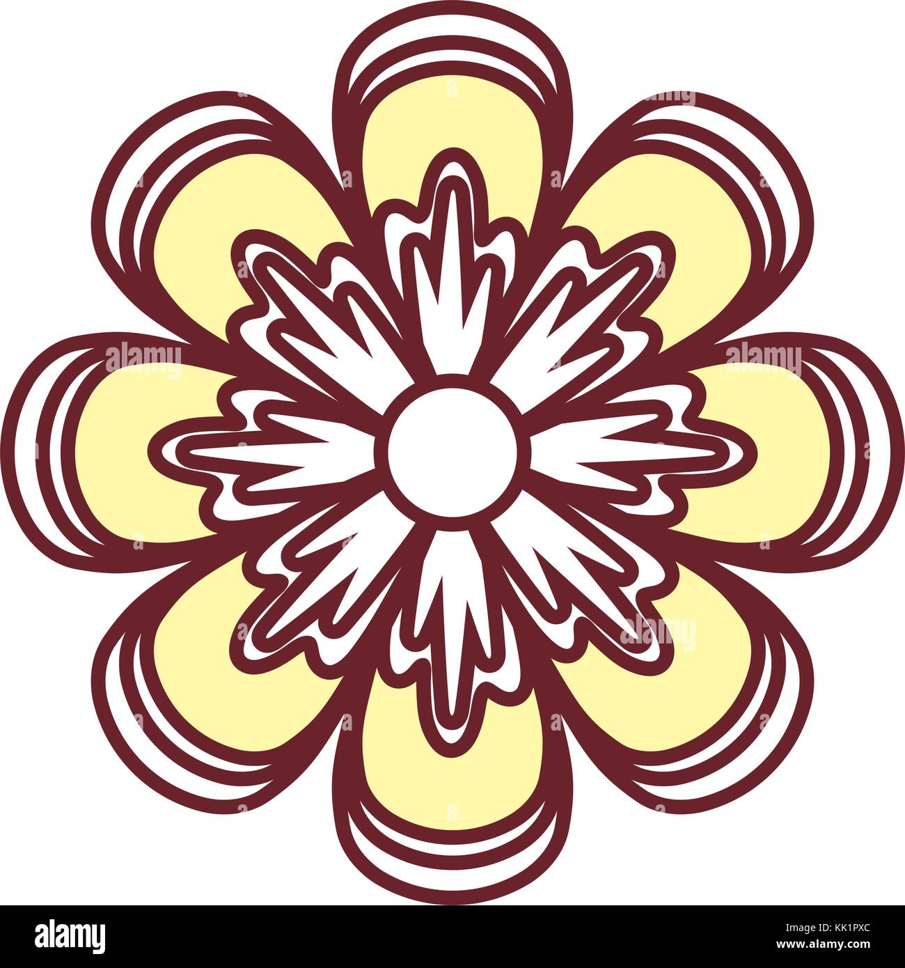 beautiful flower icon Stock Vector Image & Art - Alamy