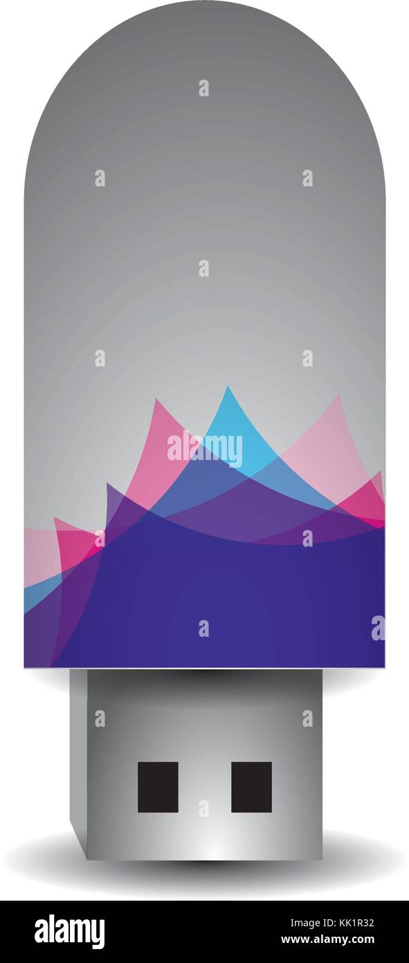 Branding usb design Stock Vector Image & Art - Alamy