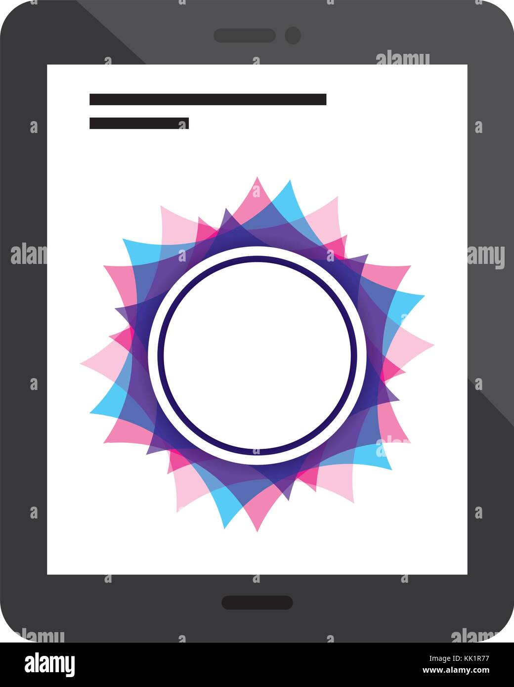 Branding tablet design Stock Vector Image & Art - Alamy