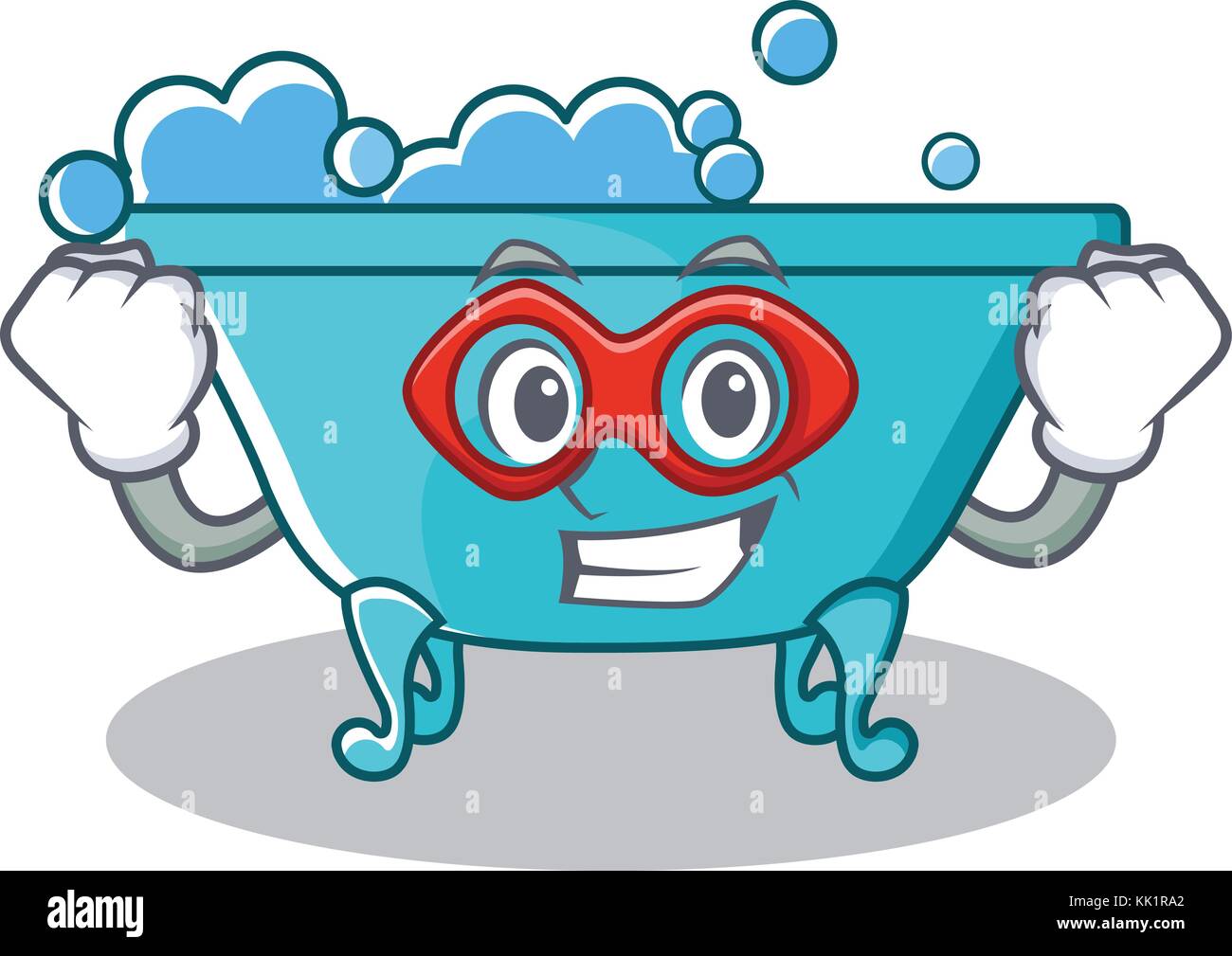 Super hero bathtub character cartoon style Stock Vector Image & Art - Alamy
