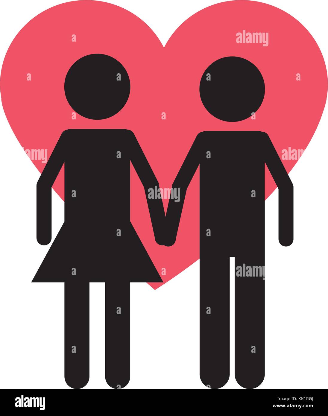Isolated couple design Stock Vector Image & Art - Alamy