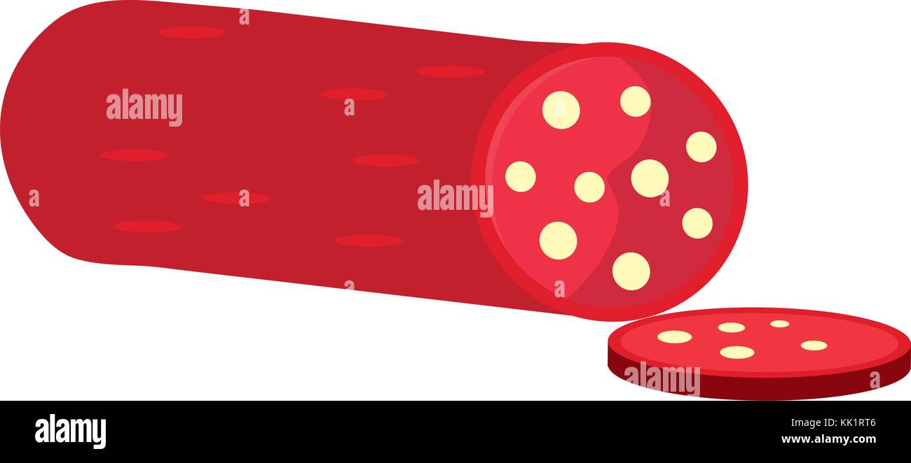 Isolated salami design Stock Vector Image & Art - Alamy