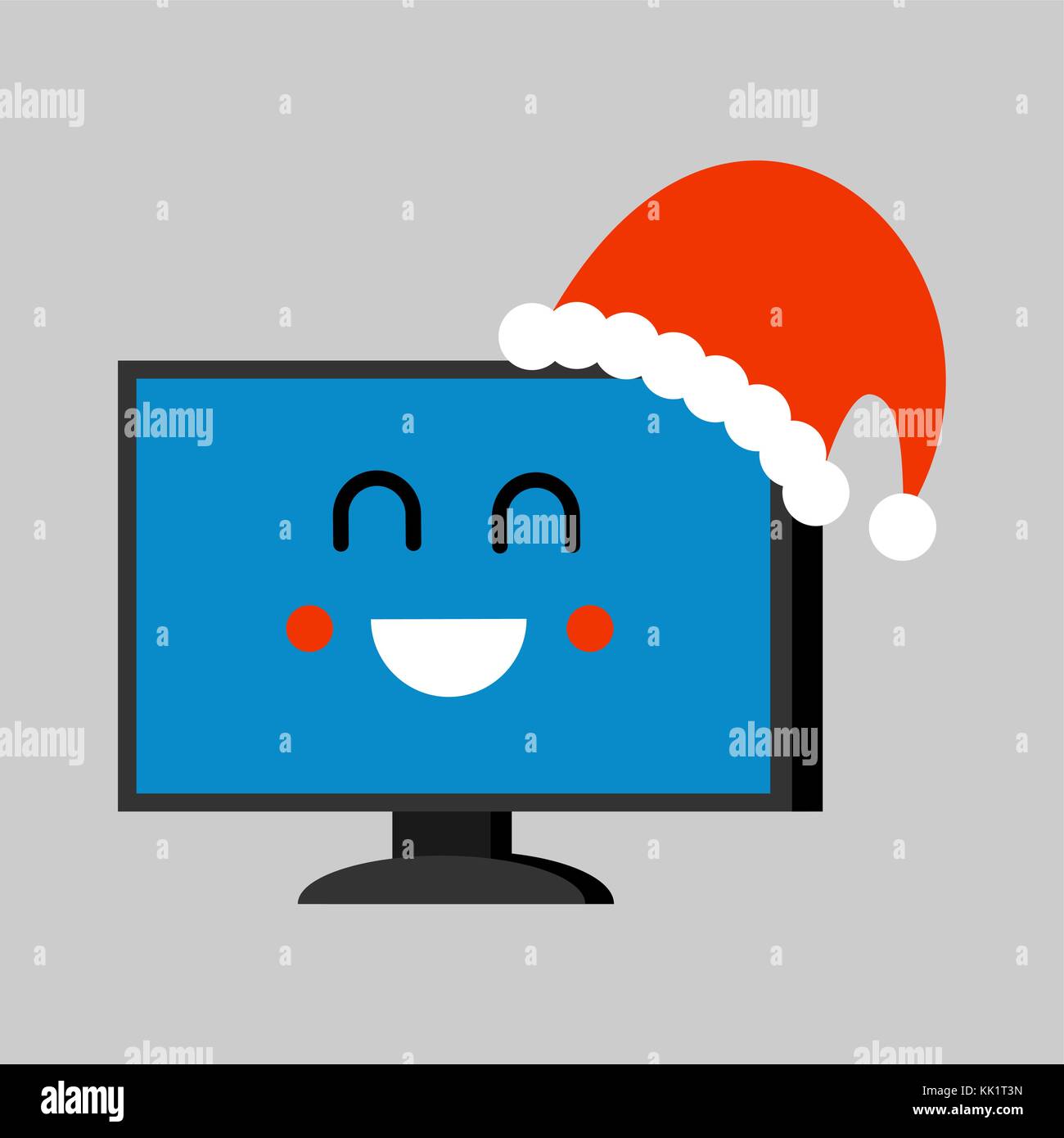 Santa claus emoji icon vector vectors hi-res stock photography and ...
